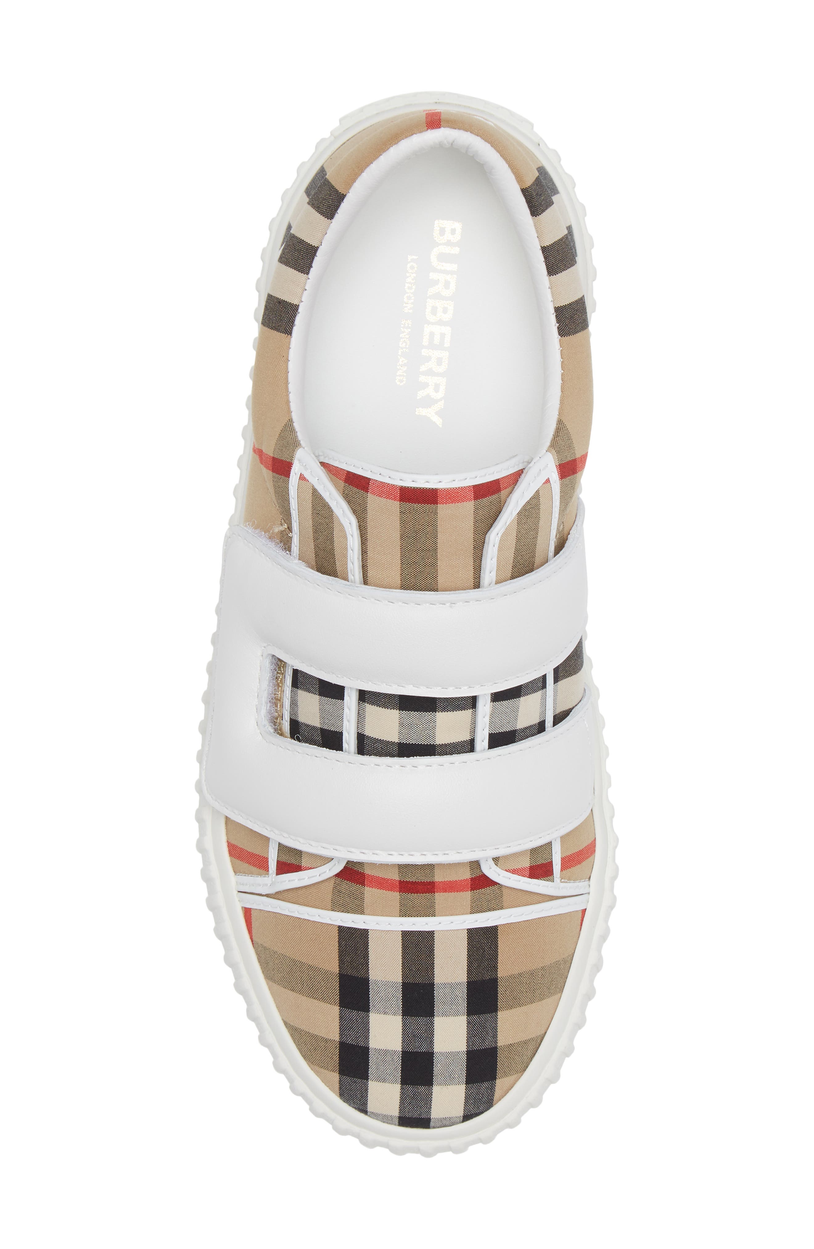 Burberry Kids' Mark Check Sneaker | Nordstromrack