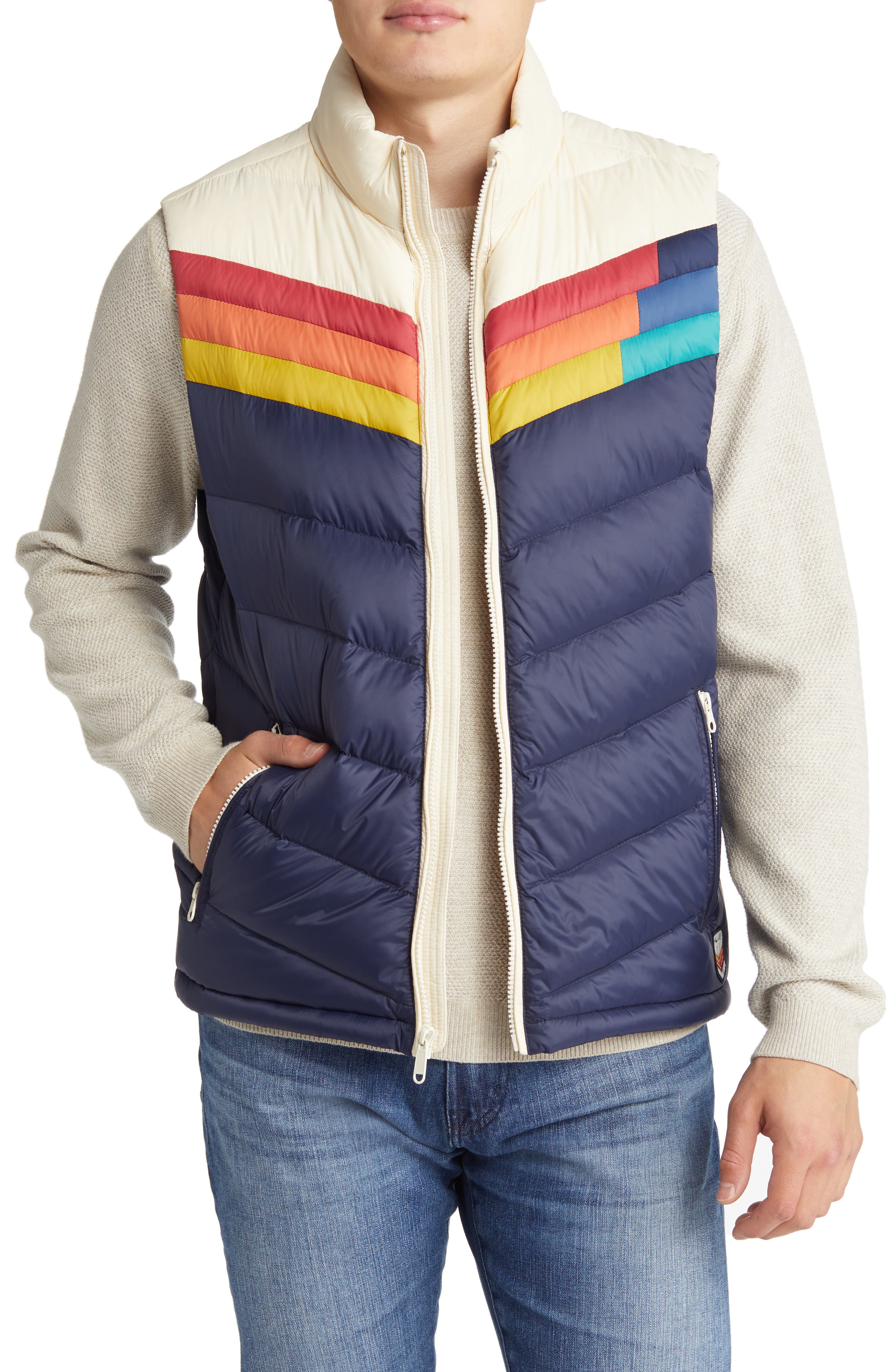 Marine Layer Whistler Recycled Nylon Puffer Vest | Nordstrom