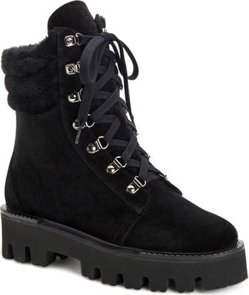 Aquatalia Alyssa Water Resistant Genuine Shearling Boot (Women ...