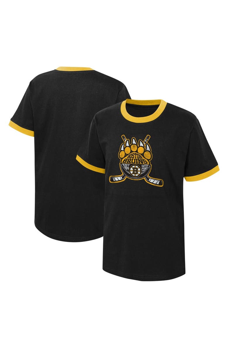 Outerstuff Youth Black Boston Bruins Ice City T-Shirt | Nordstrom
