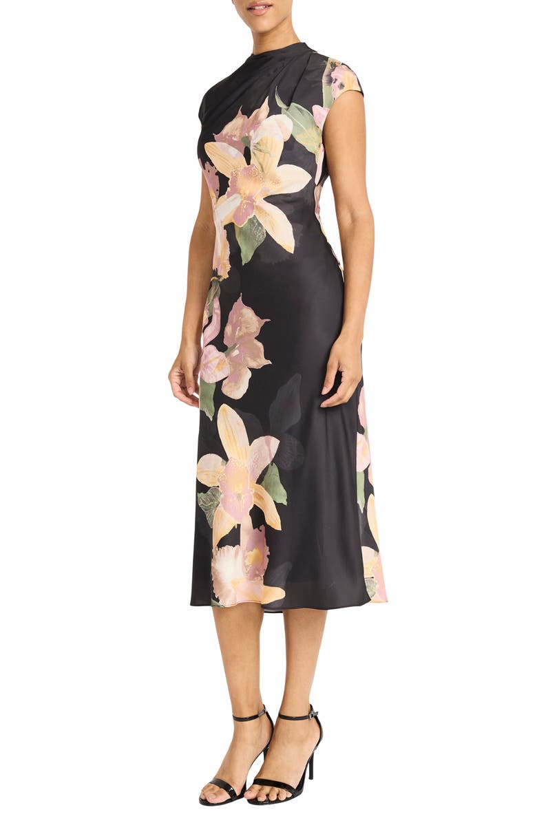 Maggy London Floral Print Cap Sleeve Sheath Dress | Nordstrom