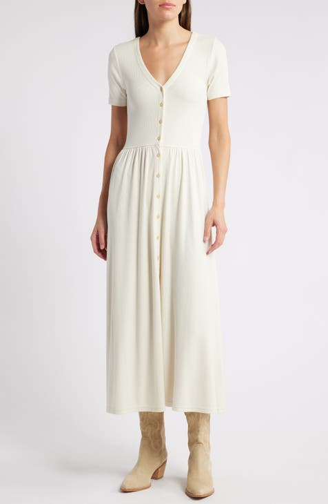Women's Ivory Midi Dresses | Nordstrom