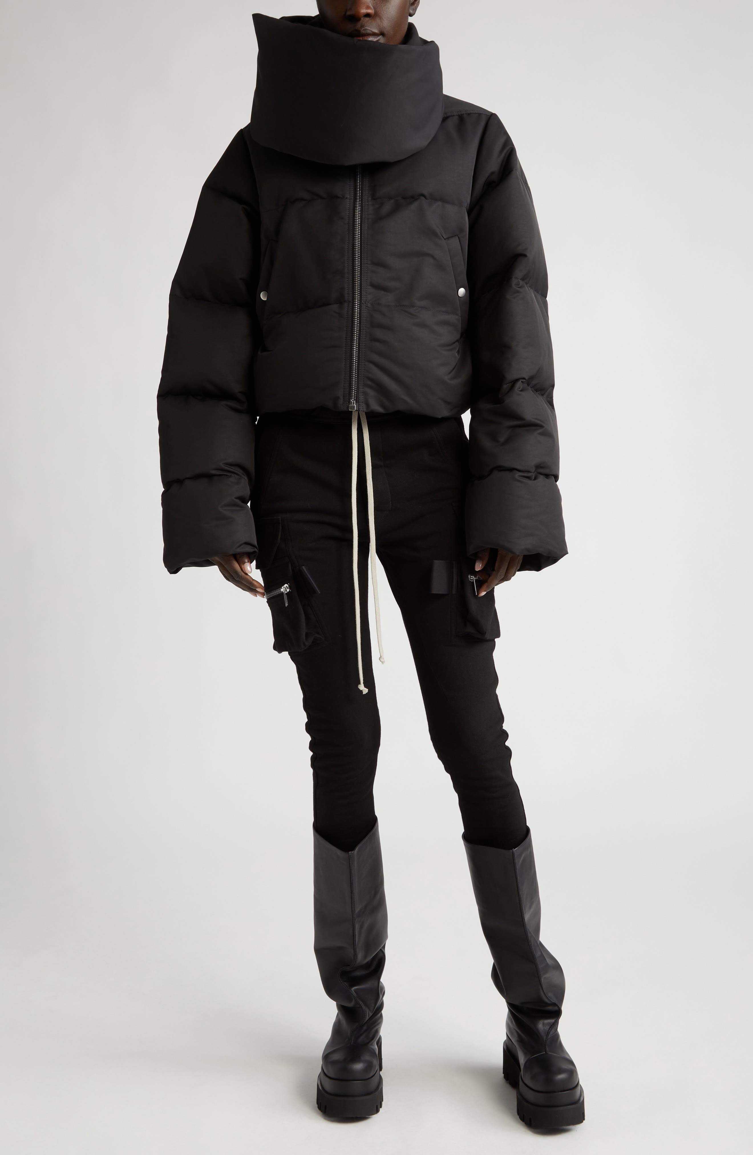 Rick Owens Funnel Neck Puffer Jacket | Nordstrom
