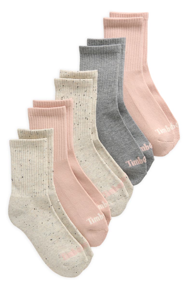 Timberland 5-Pack Speckled Shortie Crew Socks | Nordstromrack