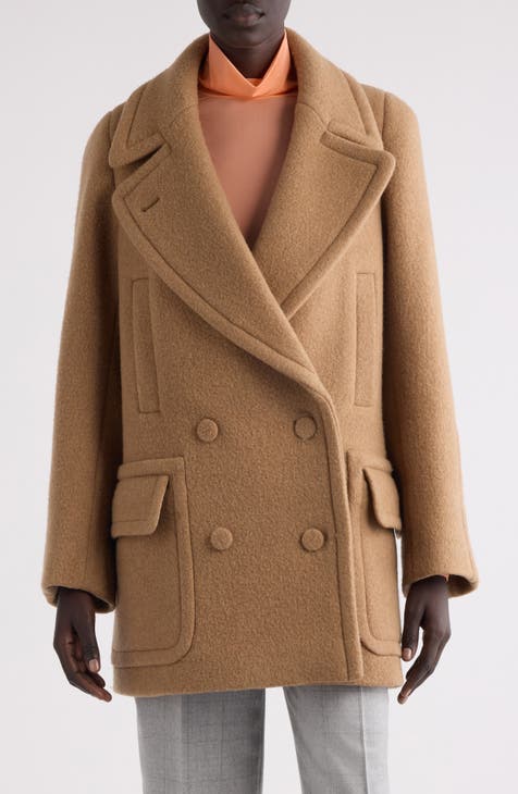 Women's Short Wool & Wool-Blend Coats | Nordstrom
