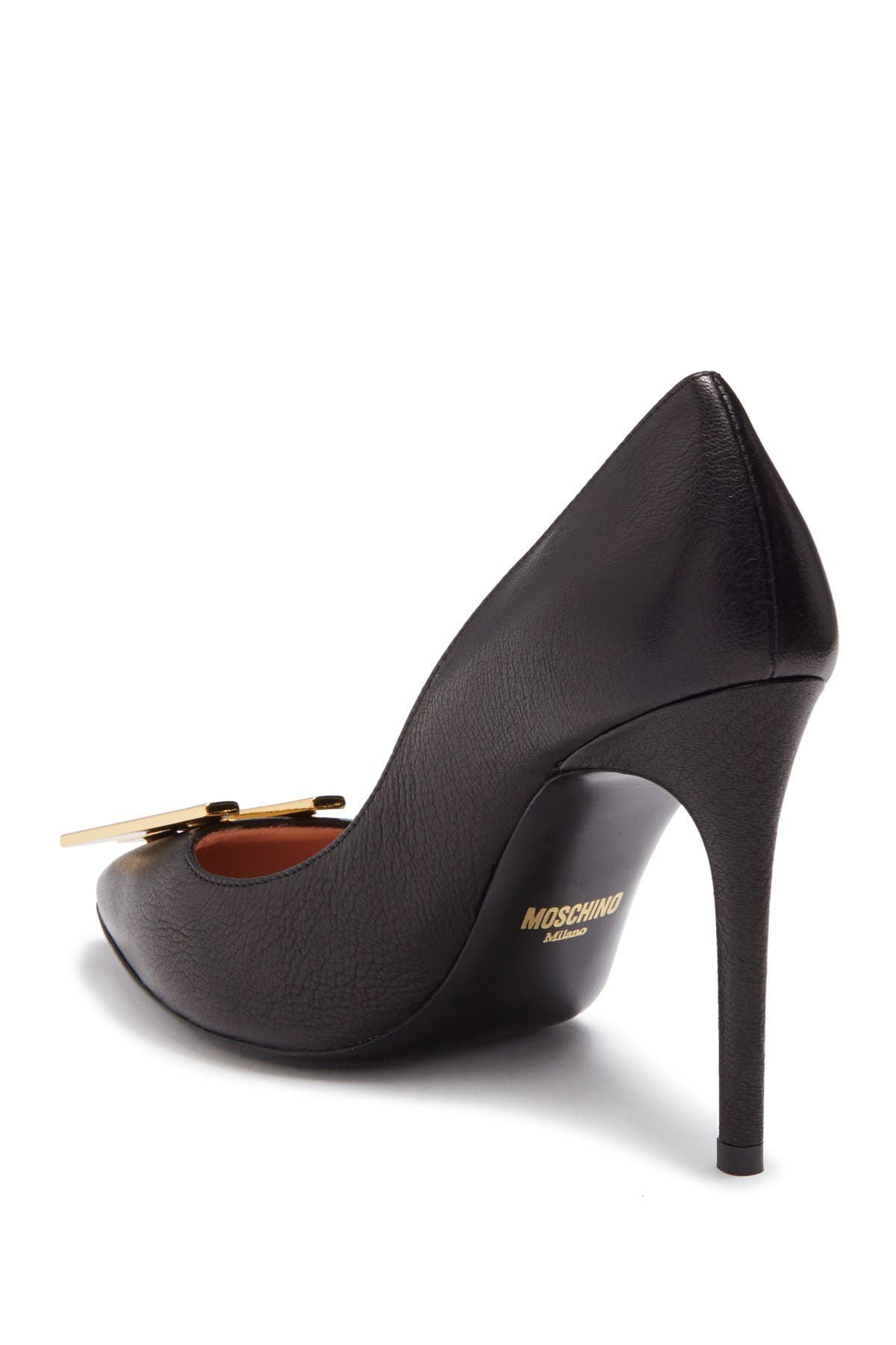 Moschino Logo Hardware Pointed Toe Pump | Nordstromrack