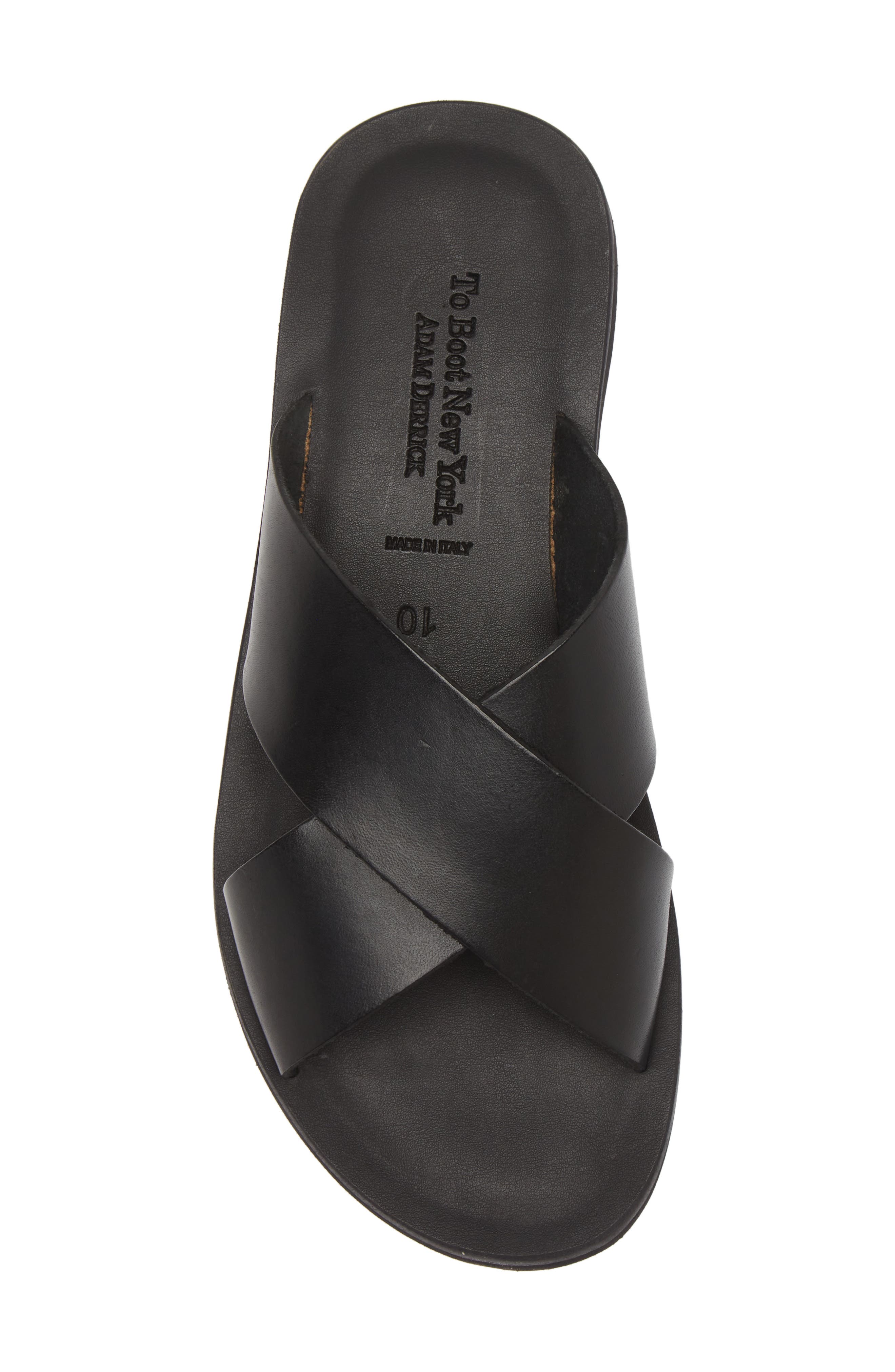 TO BOOT NEW YORK Miramare Leather Slide Sandal (Men) | Nordstromrack