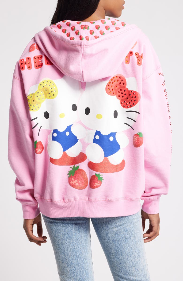 DUMBGOOD x Sanrio Hello Kitty® 50th Anniversary Cotton Zip Hoodie ...