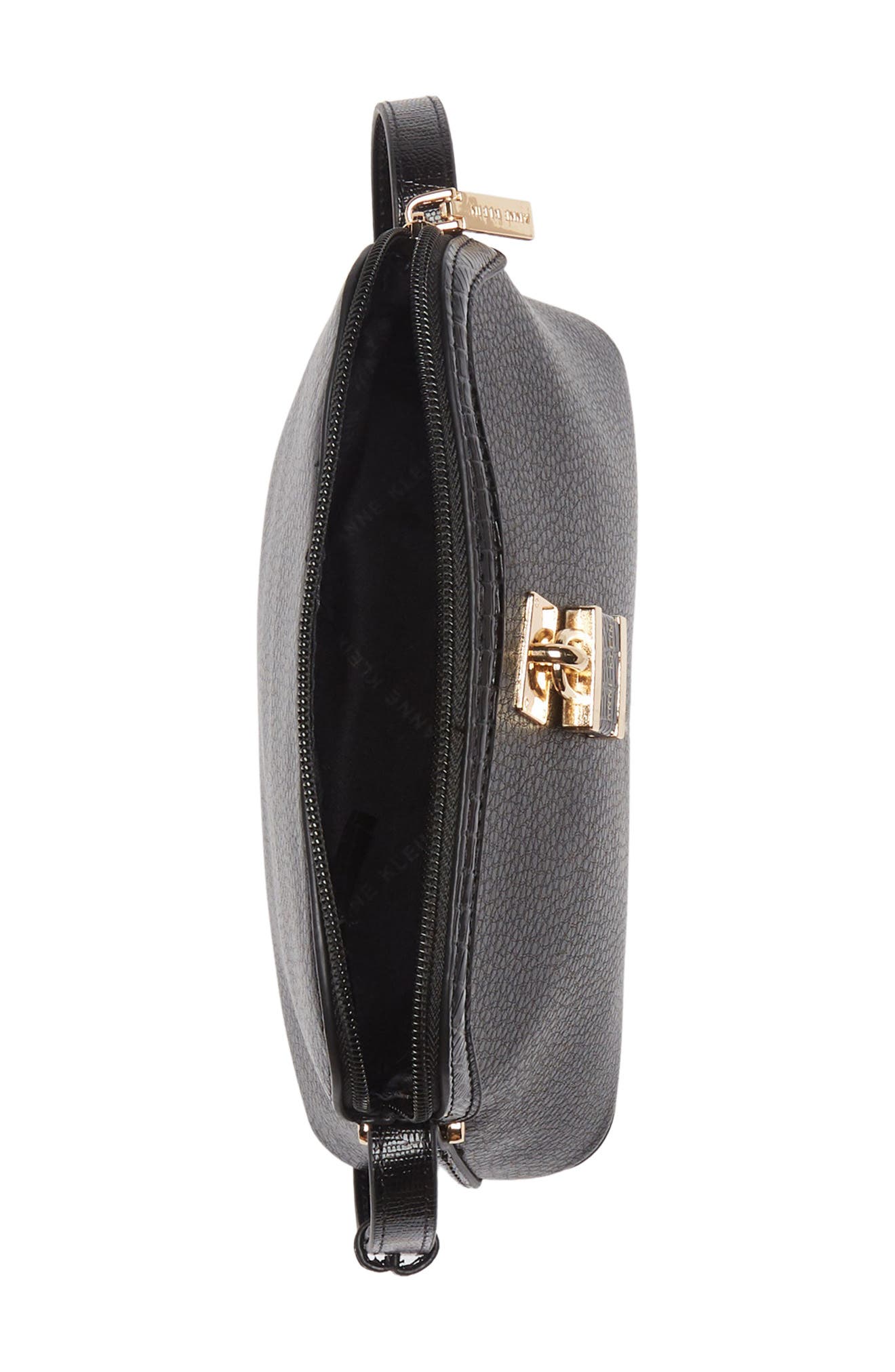 Anne Klein Lizard Embossed Lock Crossbody Bag | Nordstromrack