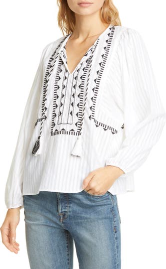 Dolan Astrid Tassel Tie Top | Nordstrom