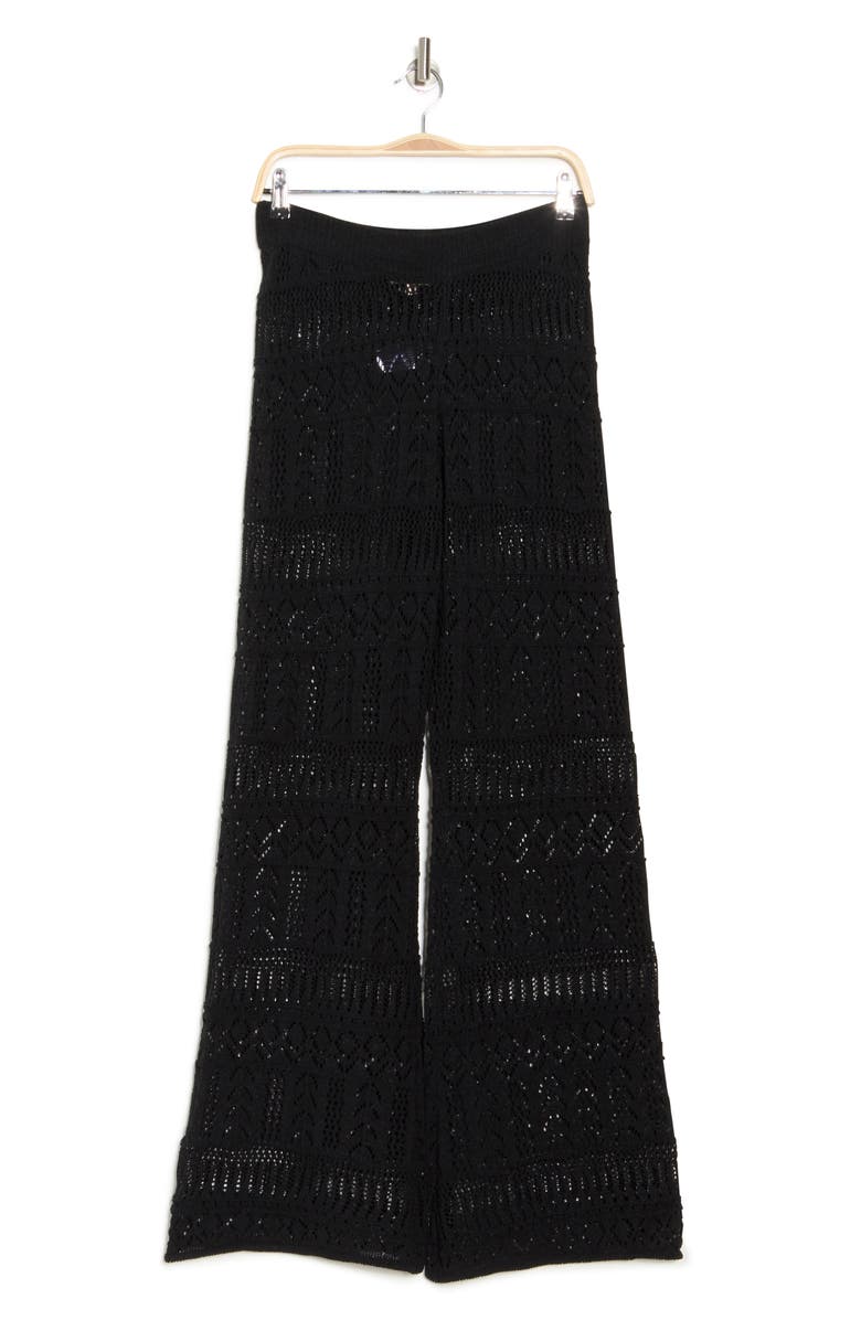 Elan Open Knit Wide Leg Cover-Up Pants | Nordstromrack