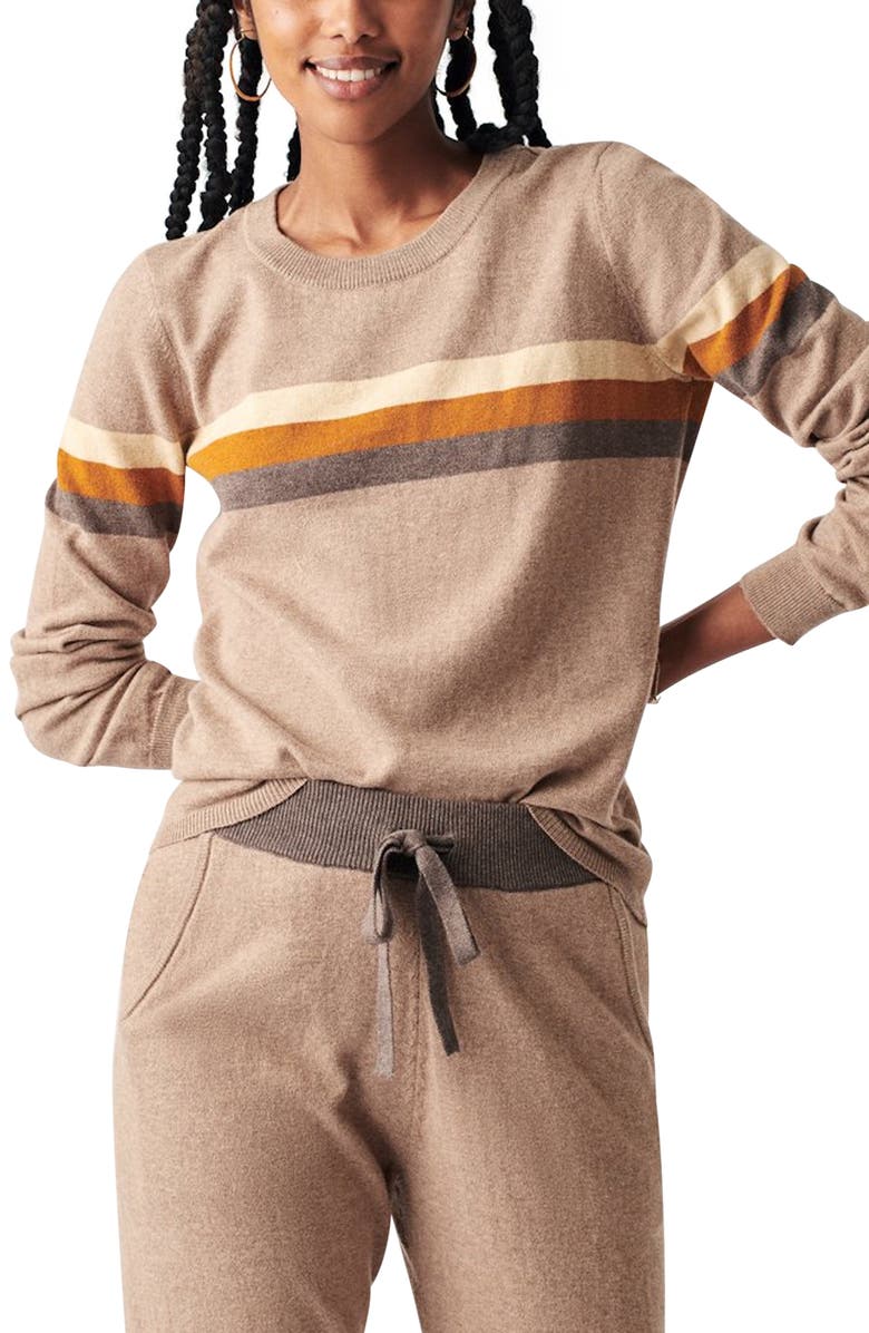 Faherty Horizon Surf Organic Cotton & Cashmere Sweater | Nordstromrack