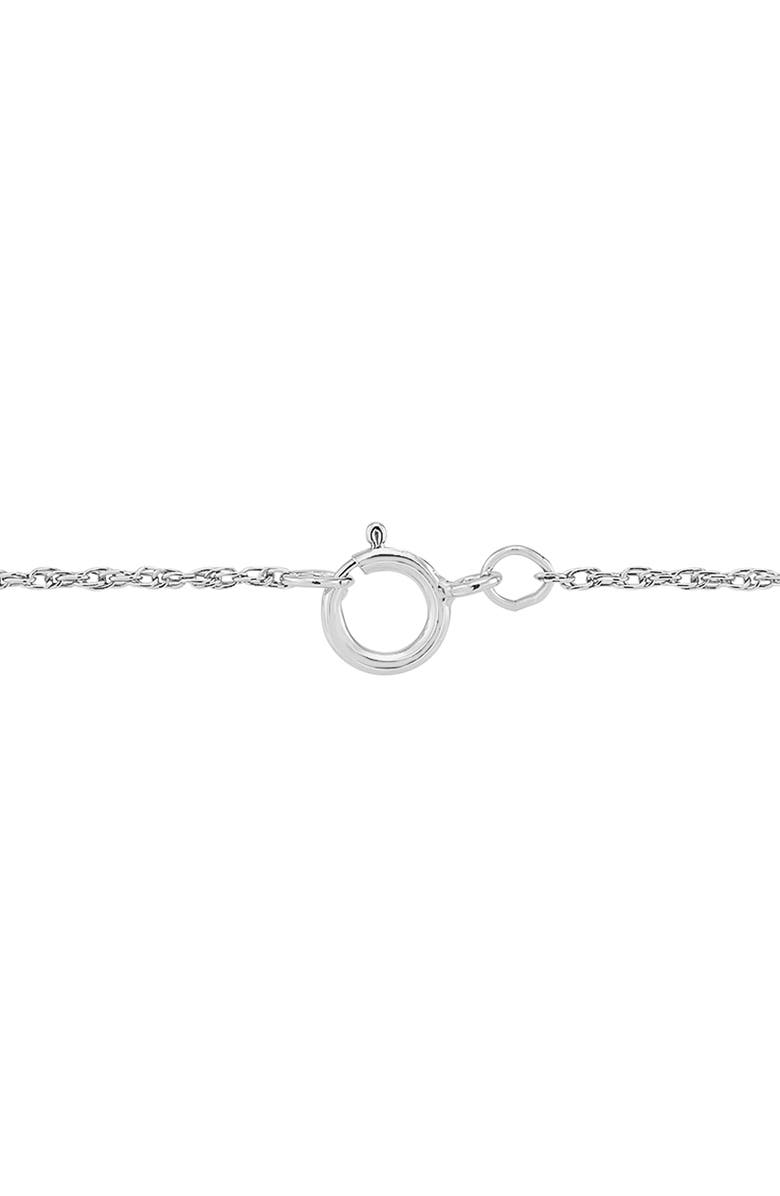 Frankie & Zoe 14K White Gold Princess Cut Lab Grown Diamond Pendant ...