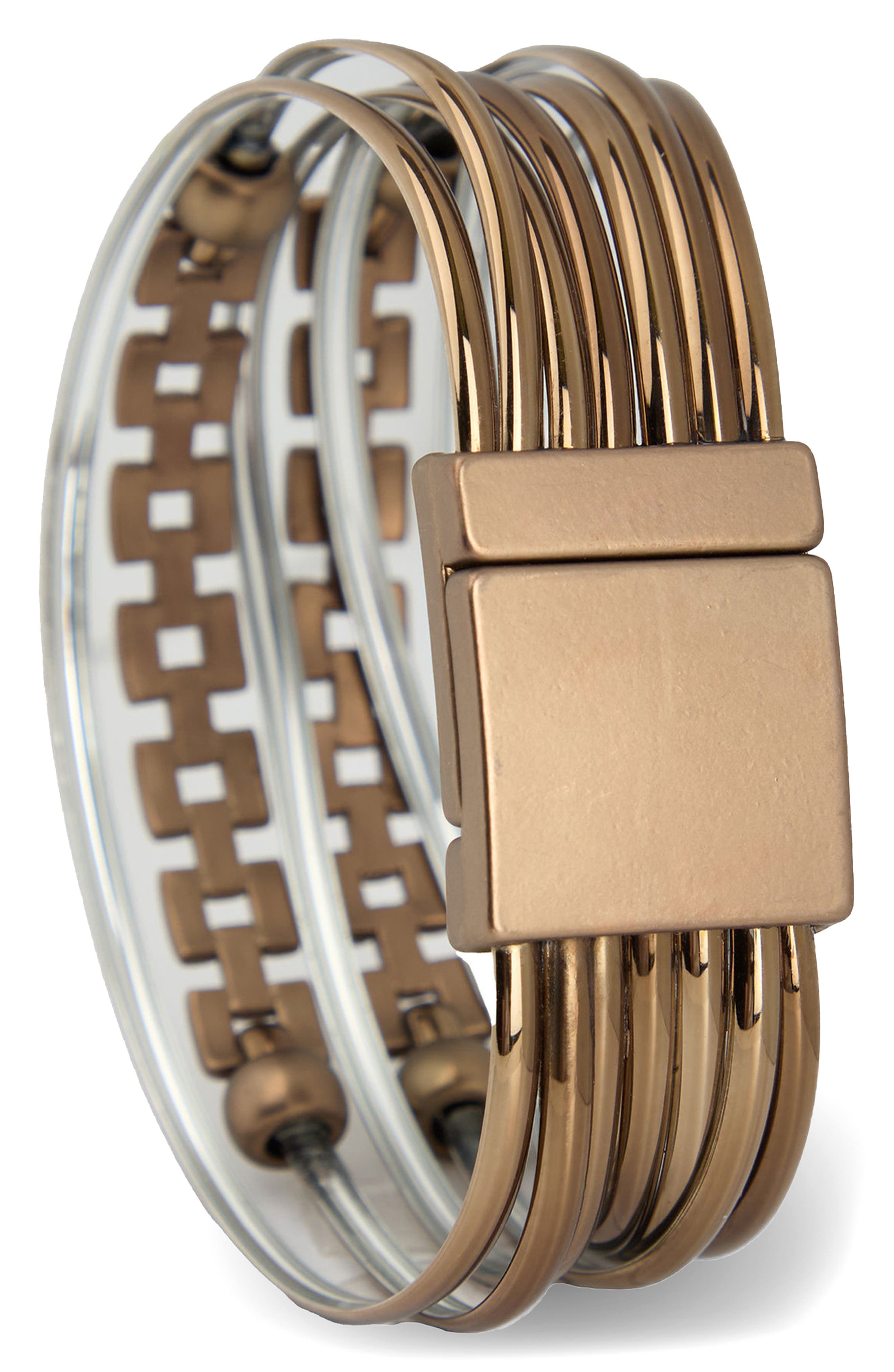 SAACHI Chain & Cord Layered Bracelet | Nordstromrack