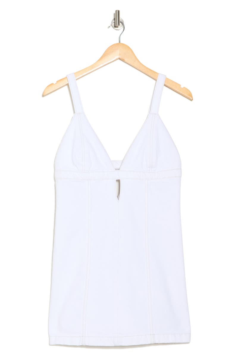 Re/Done Seamed Denim Shift Dress | Nordstromrack