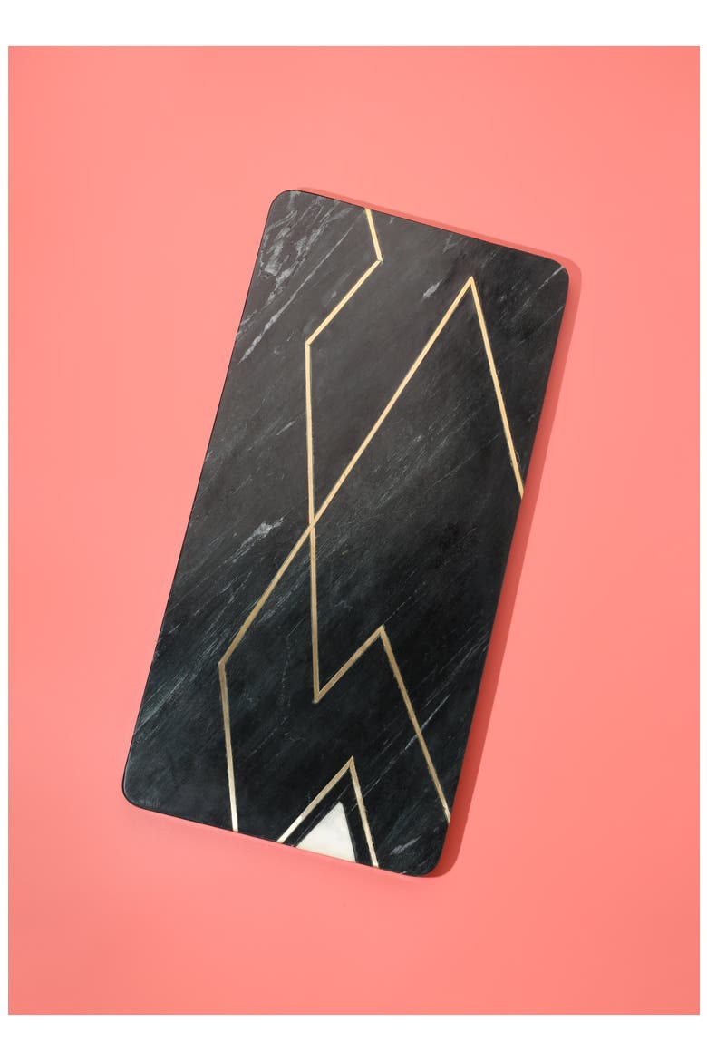 Obsidian Elegance Marble Platter | Nordstromrack