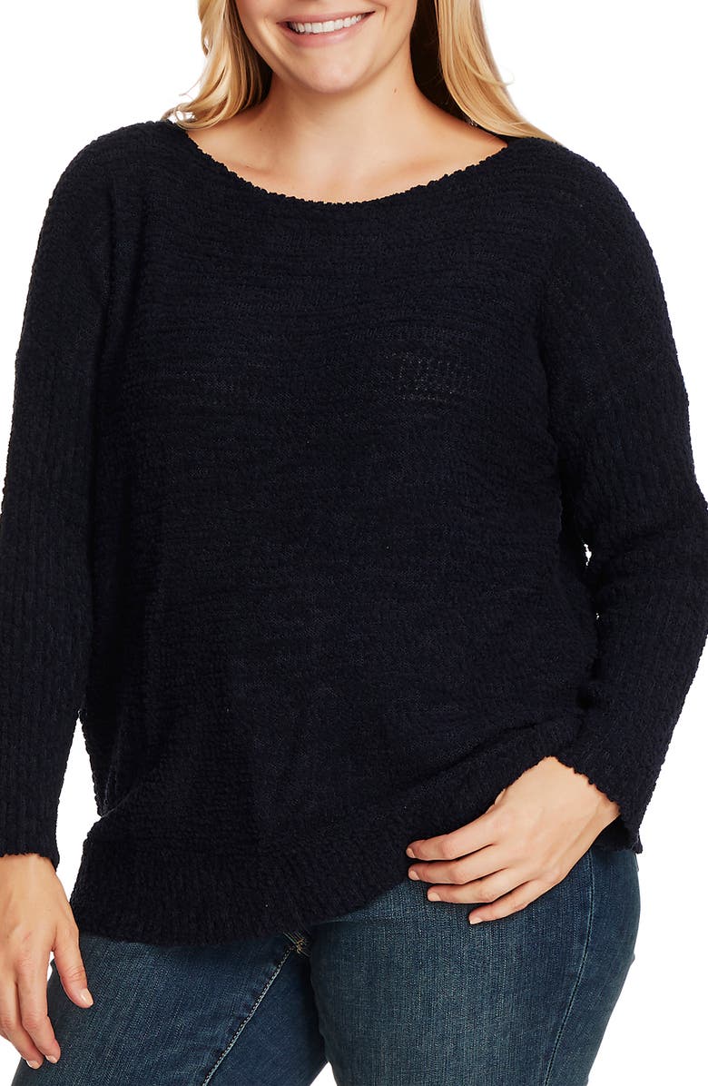 Vince Camuto Teddy Yarn Boat Neck Sweater | Nordstrom