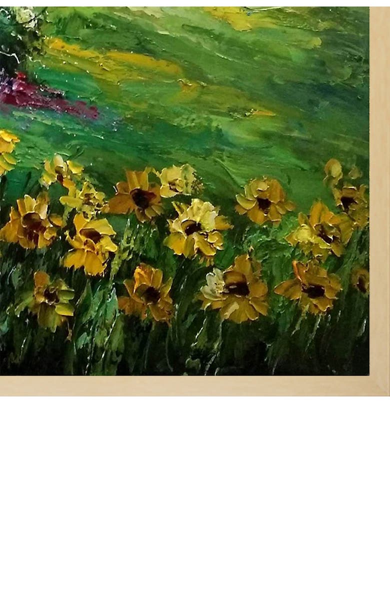 OVERSTOCK ART Sunflowers 7741 - Framed Oil Reproduction of an Original ...