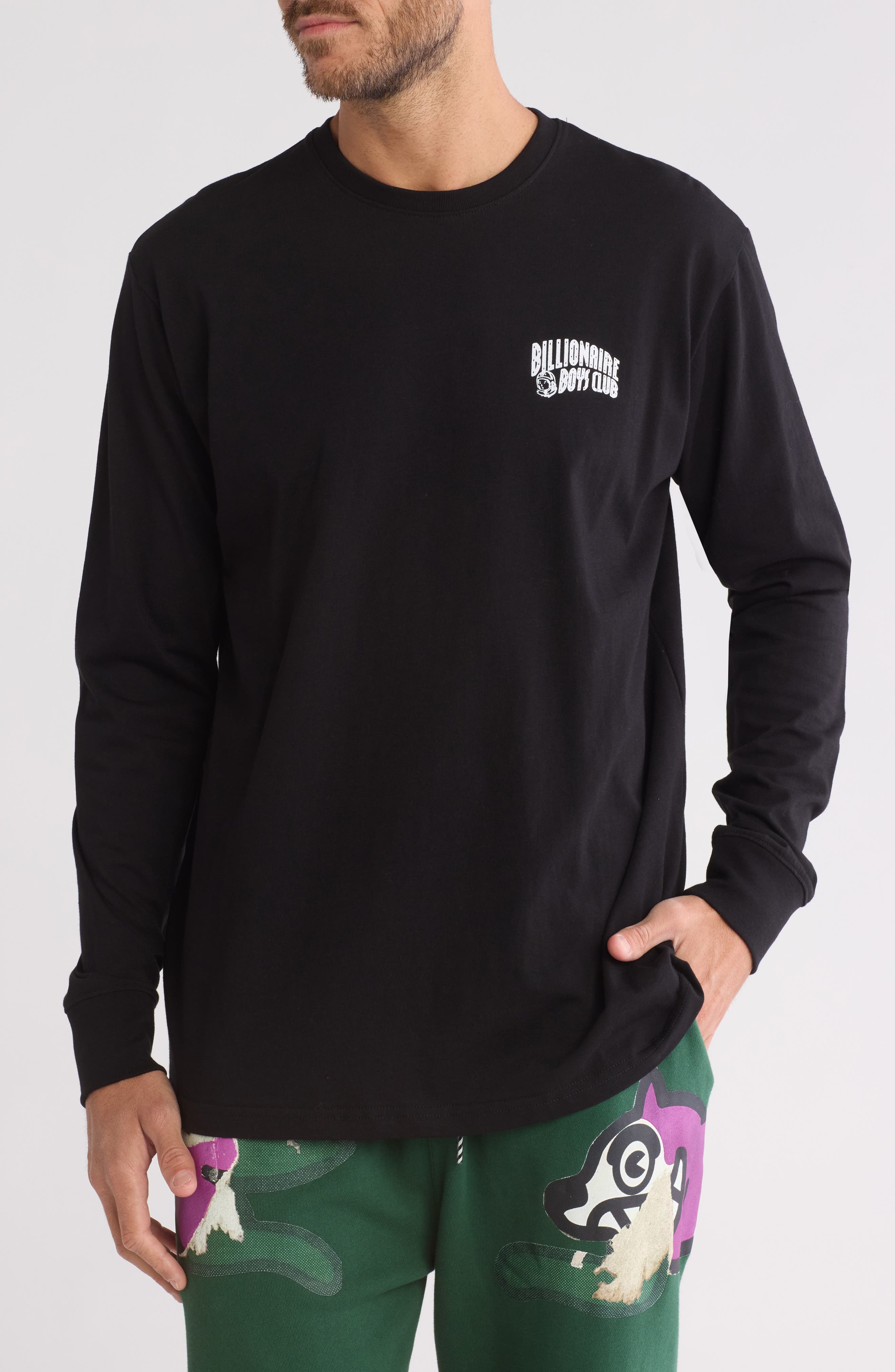 Billionaire Boys Club Arch Logo Oversize Long Sleeve T-Shirt ...