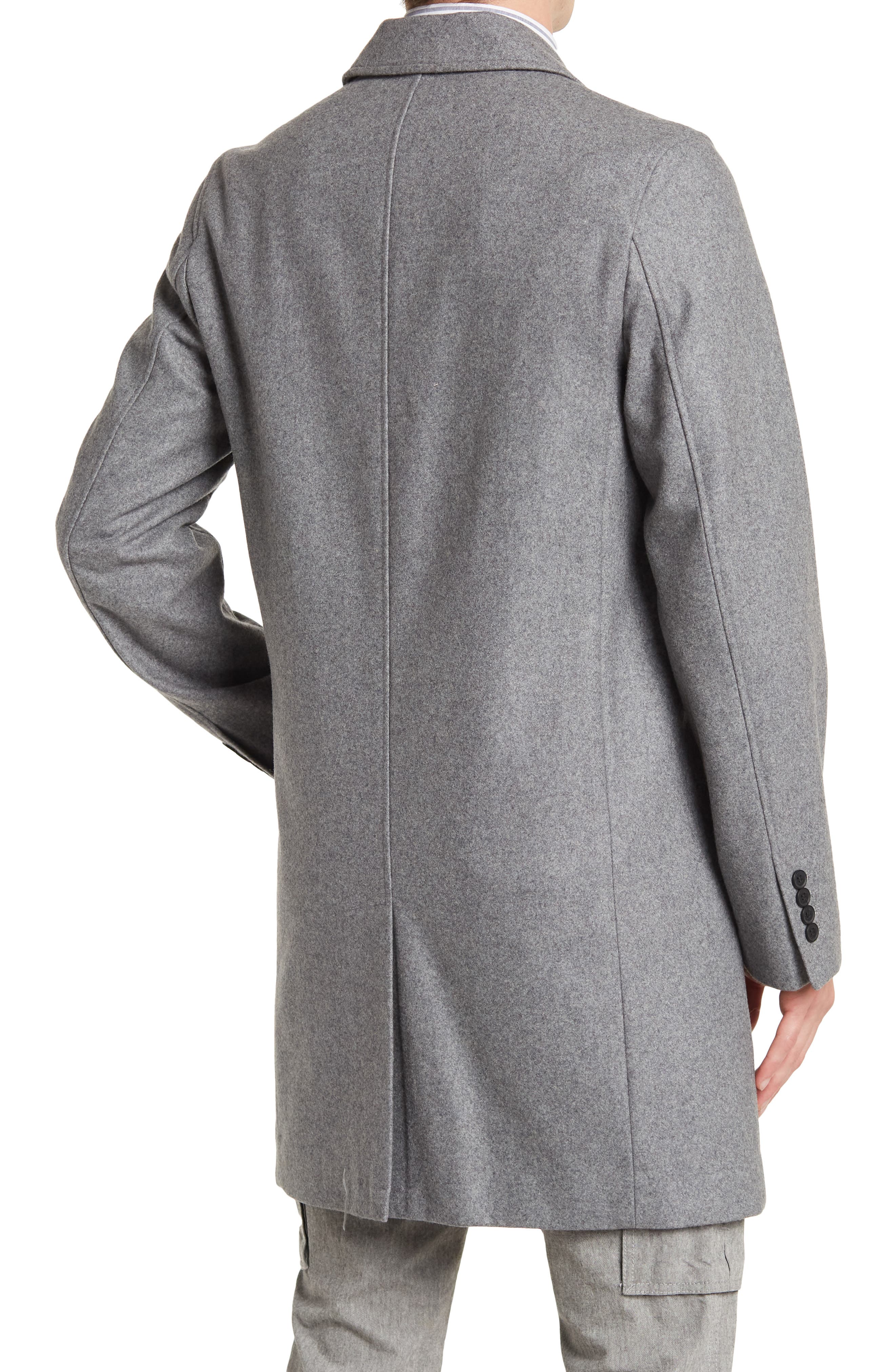 Cole Haan Signature Wool Blend Melton Classic Topper | Nordstromrack