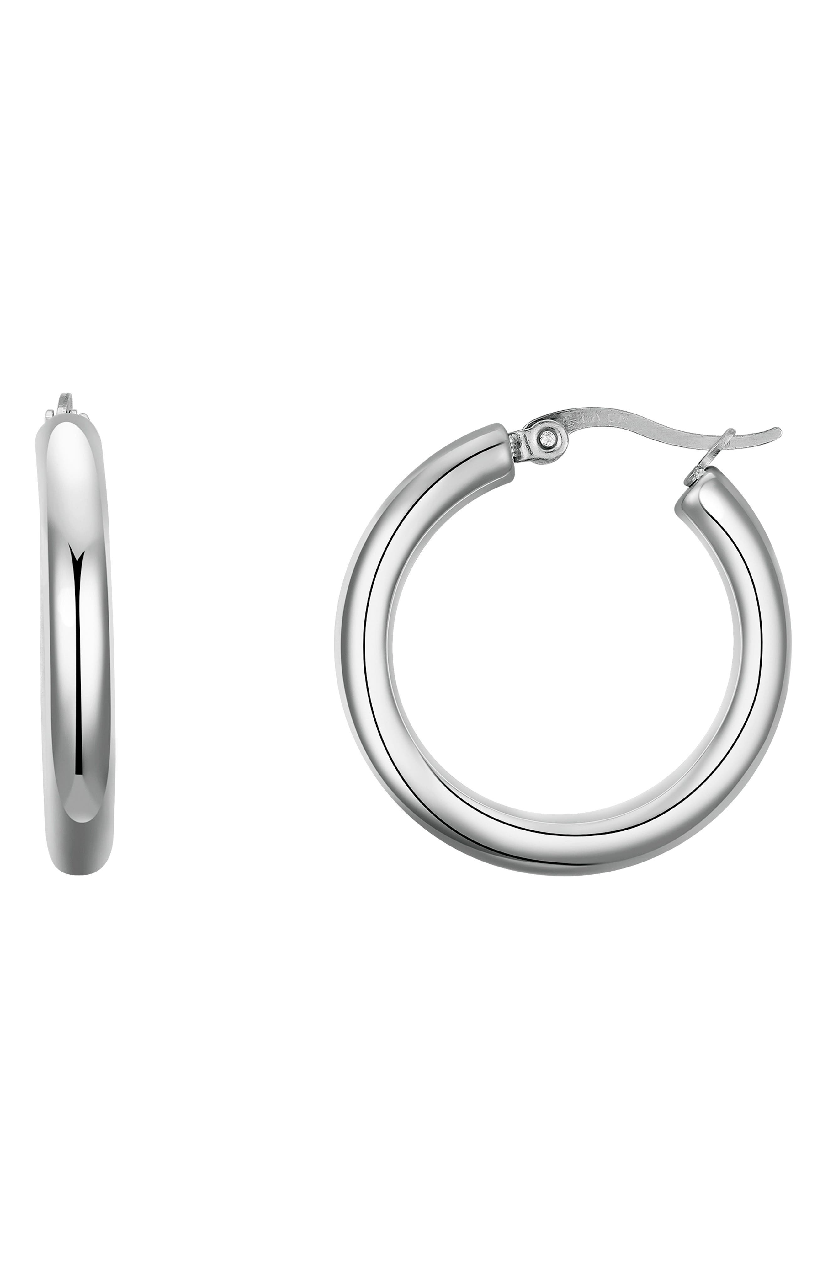 LA ROCKS 28mm Hoop Earrings | Nordstromrack