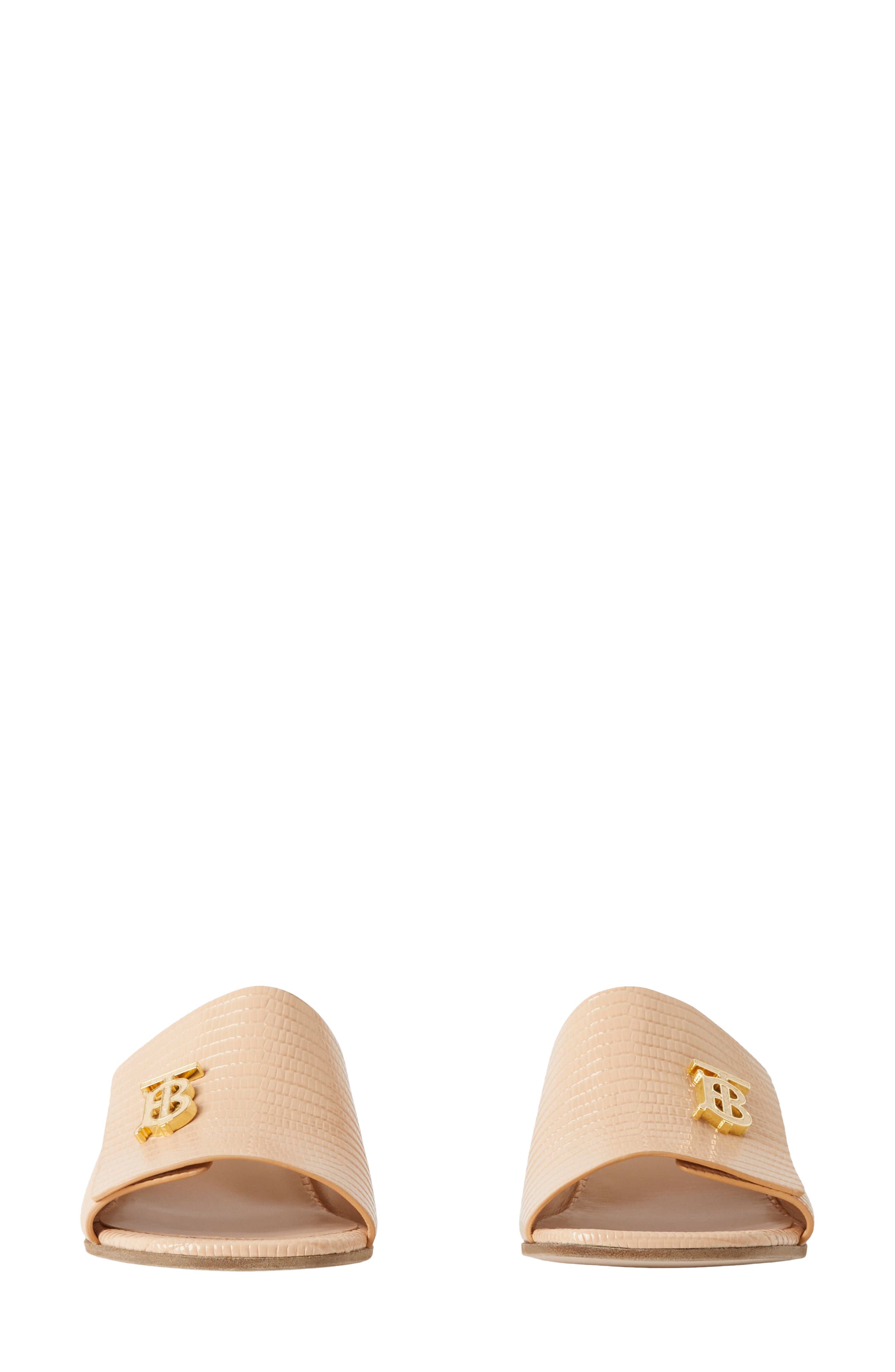 Burberry Winne Lizard Embossed Slide Sandal (Women) | Nordstromrack