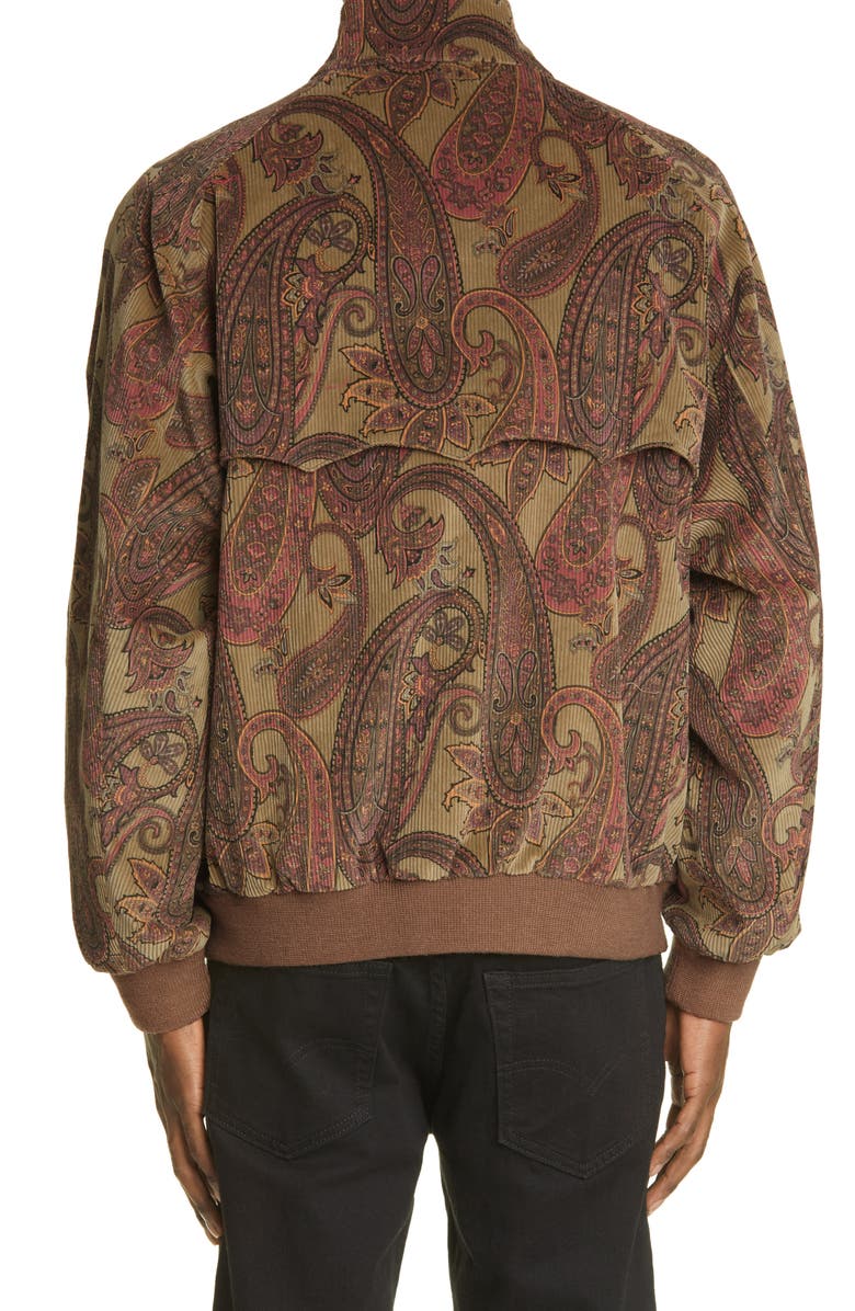 Baracuta x Needles G9 Paisley Corduroy Bomber Jacket | Nordstrom