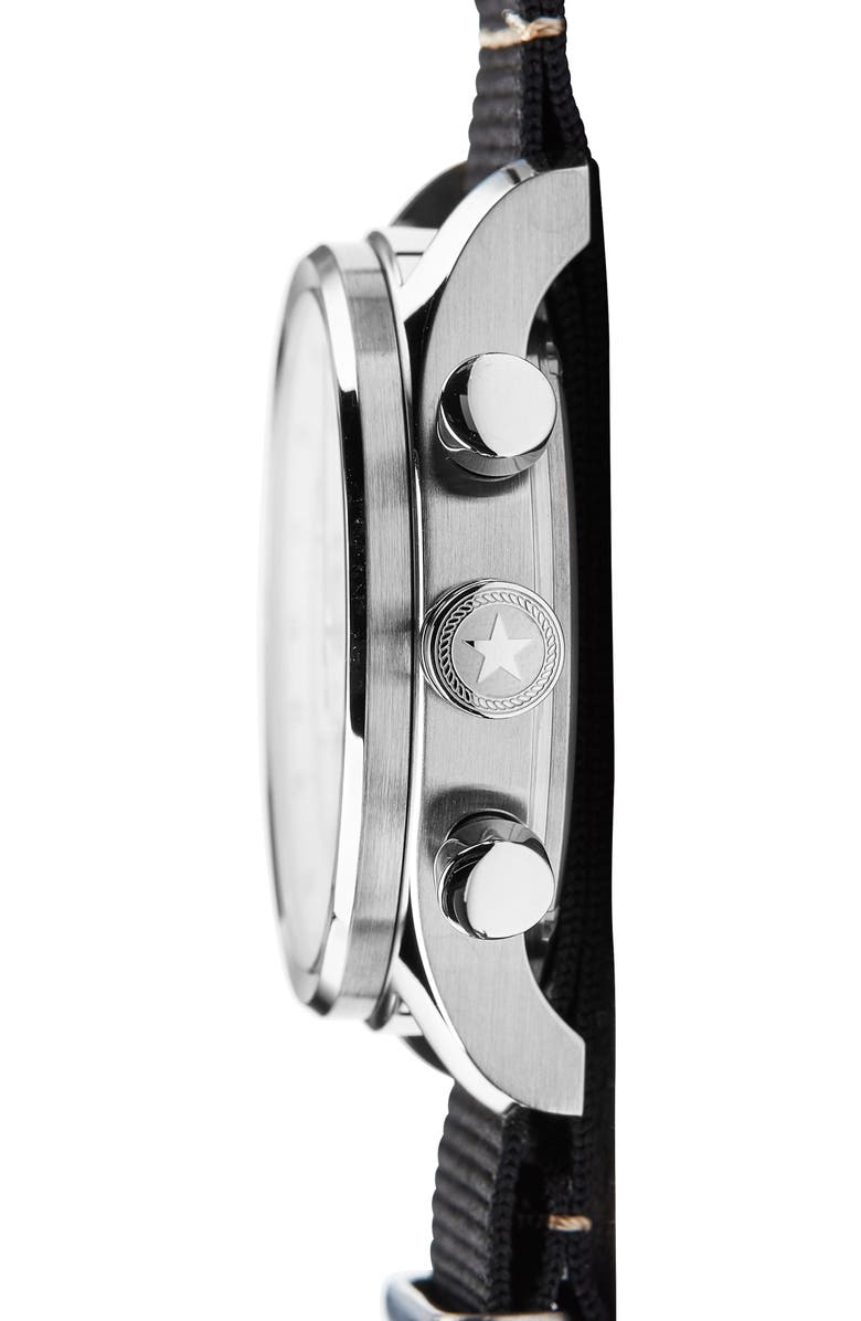 Jack Mason Nautical Chronograph Nato Strap Watch, 42mm | Nordstrom