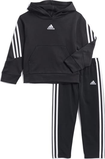 adidas Kids' Fleece Pullover Hoodie & Track Pants Set | Nordstromrack