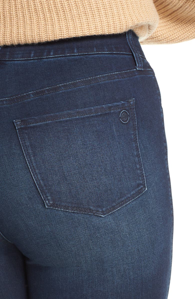 MAXSTUDIO Indigo Perfect Vintage Double Button No Gap High Rise Ankle ...