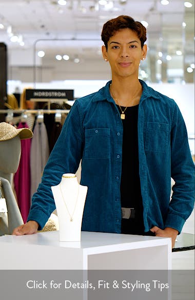 BaubleBar Initial Pendant Necklace | Nordstromrack