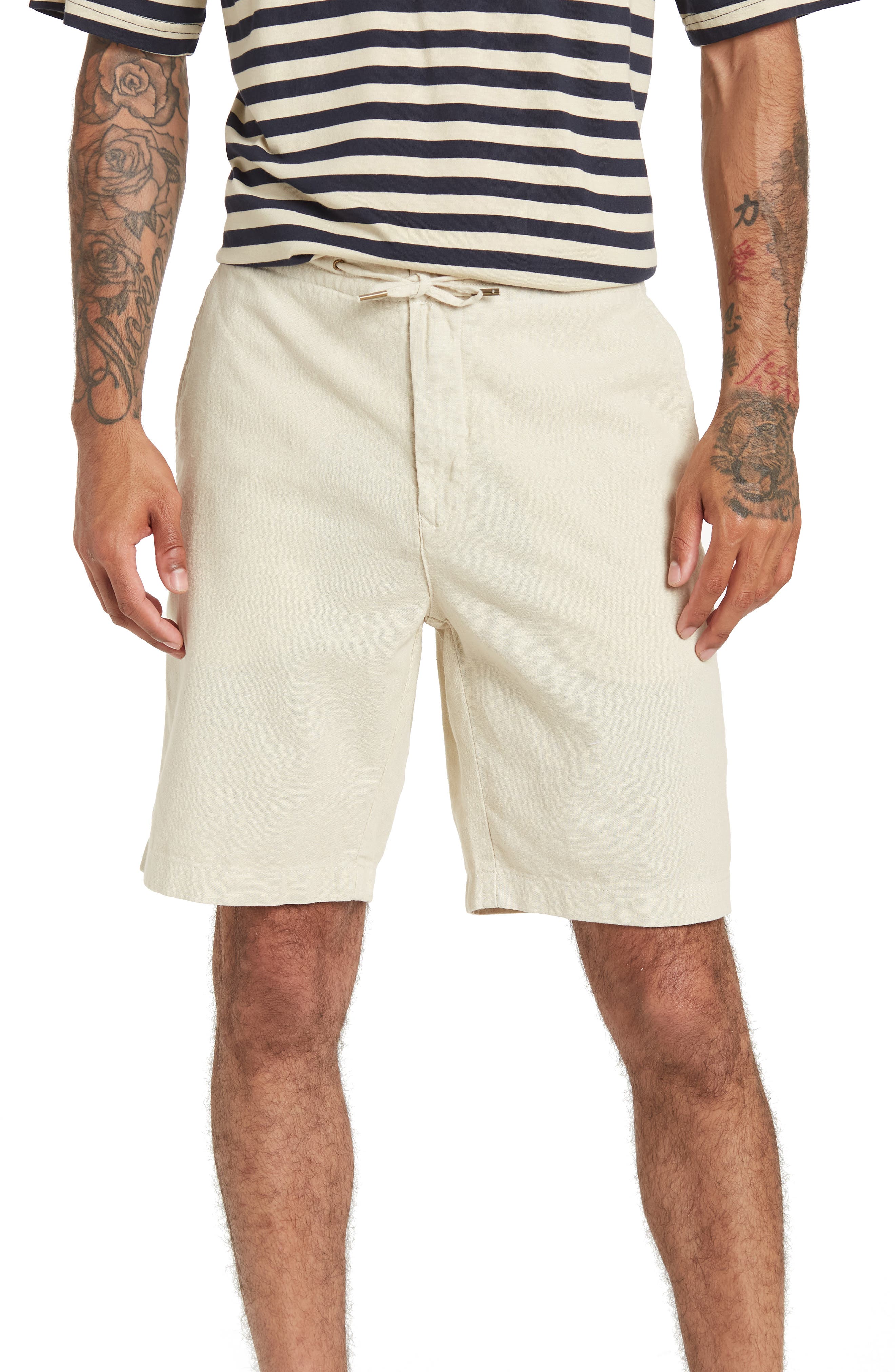 Linen Blend Shorts (Men) | Nordstromrack
