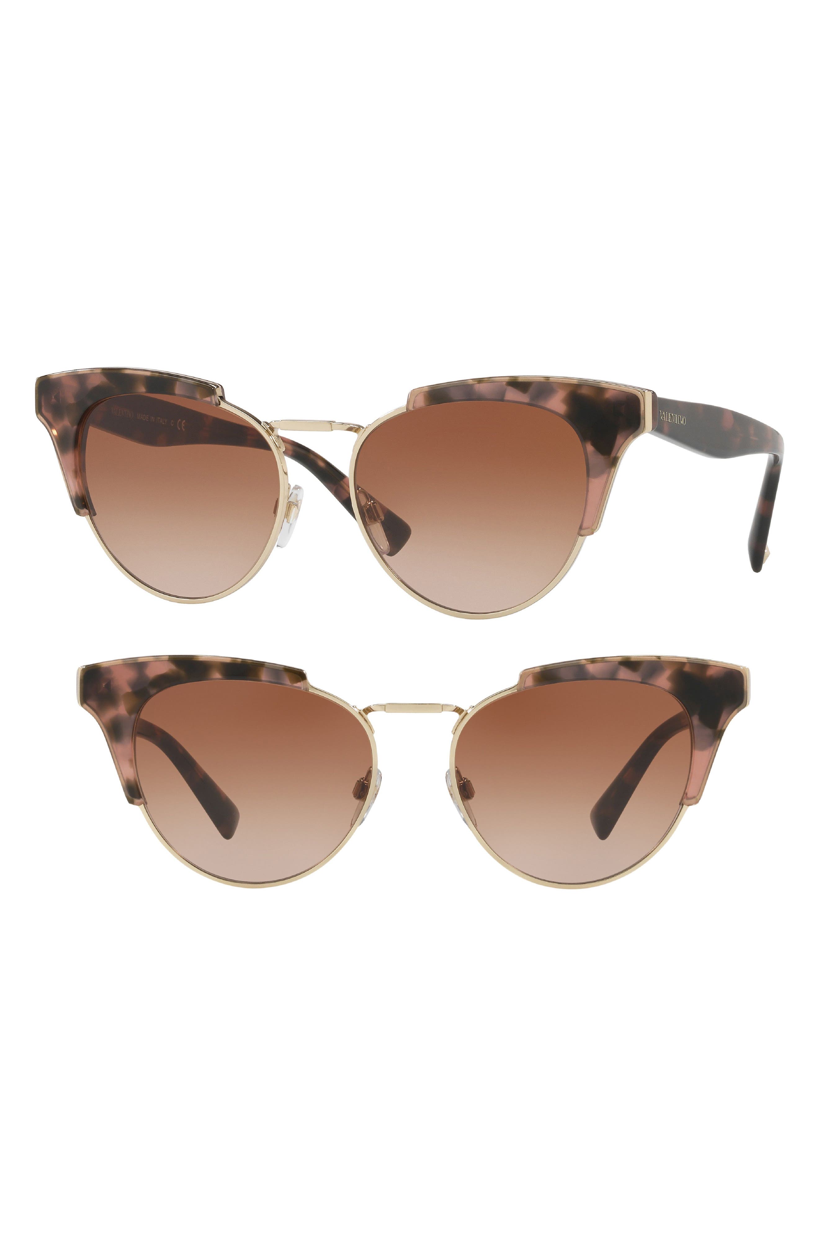 Valentino 53mm Gradient Cat Eye Sunglasses | Nordstromrack
