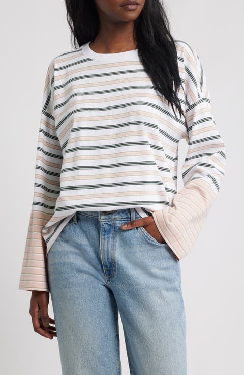 Women's Long Sleeve Striped Tops | Nordstrom