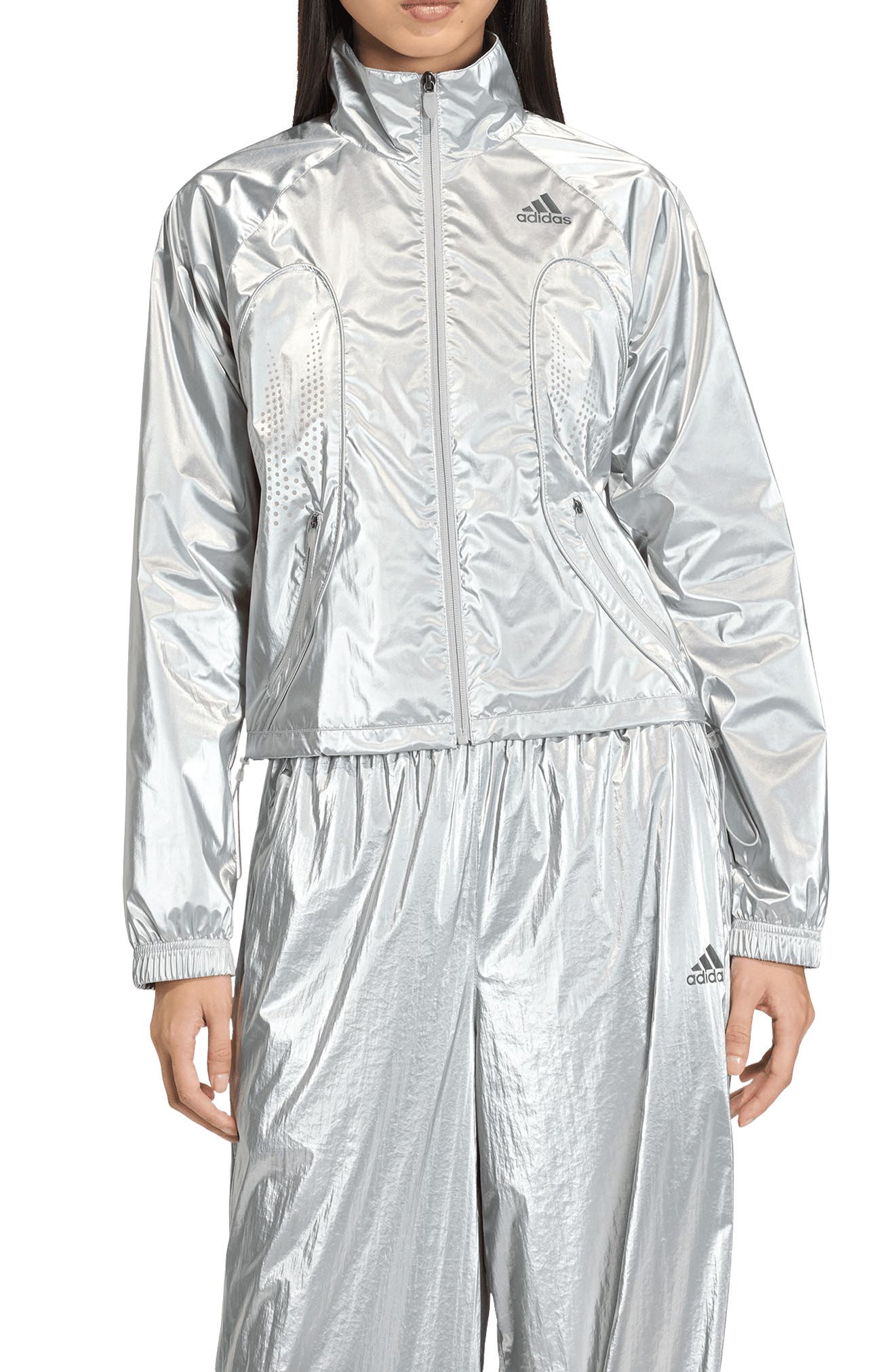 adidas Originals F50 Metallic Track Jacket | Nordstrom