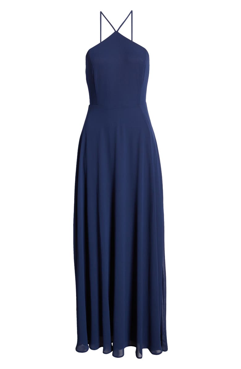 Lulus Magic in the Air Lace-Up Maxi Dress | Nordstromrack