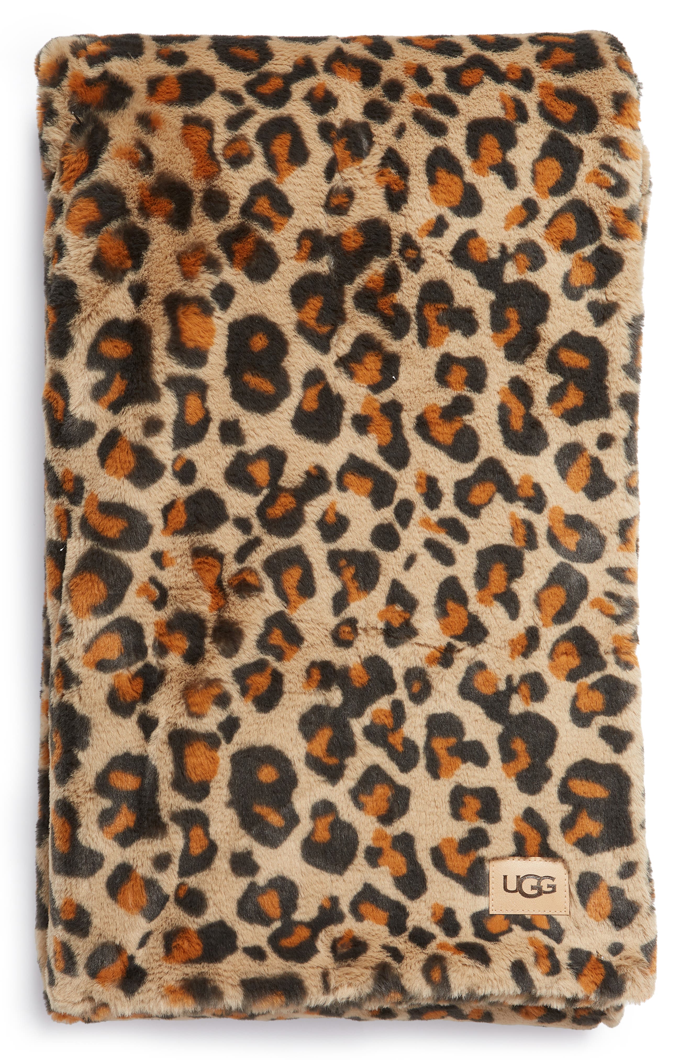 UGG® Juno Faux Fur Throw Blanket | Nordstrom