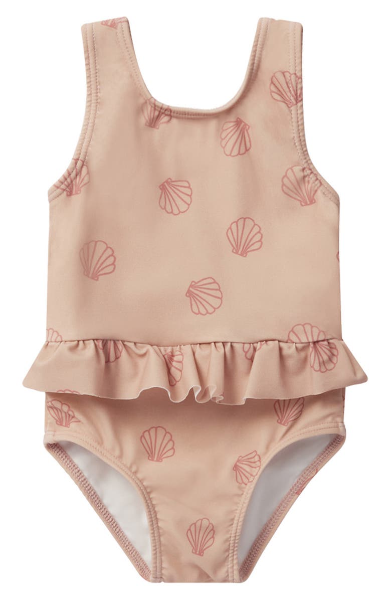 Rylee + Cru Seashell Skirted One-Piece Swimsuit | Nordstromrack