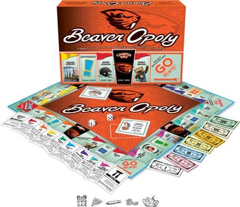 Late for the Sky Oregon State University Beaveropoly Monopoly Board ...