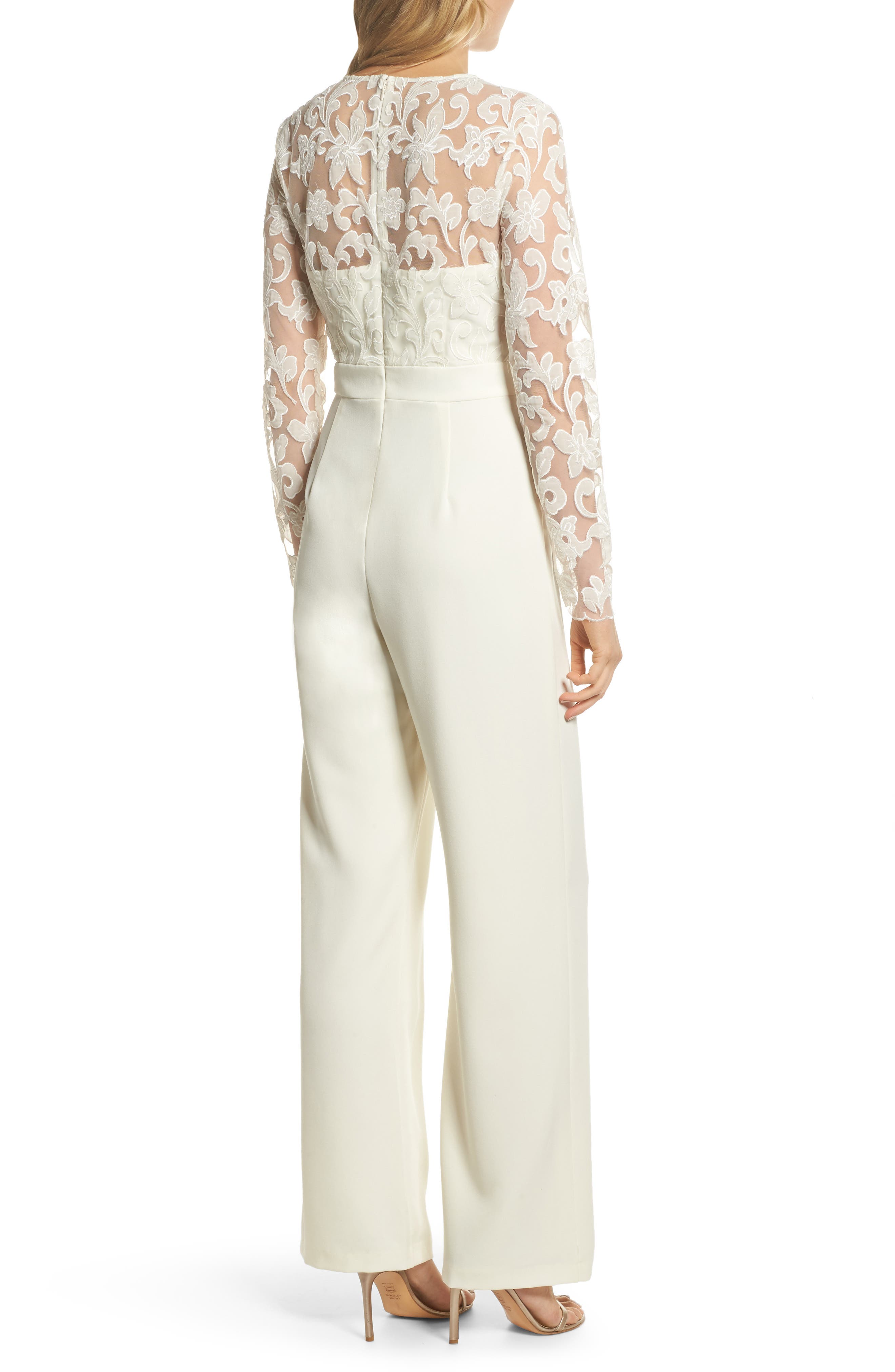 Embroidered Bodice Wide Leg Jumpsuit (Women) | Nordstromrack