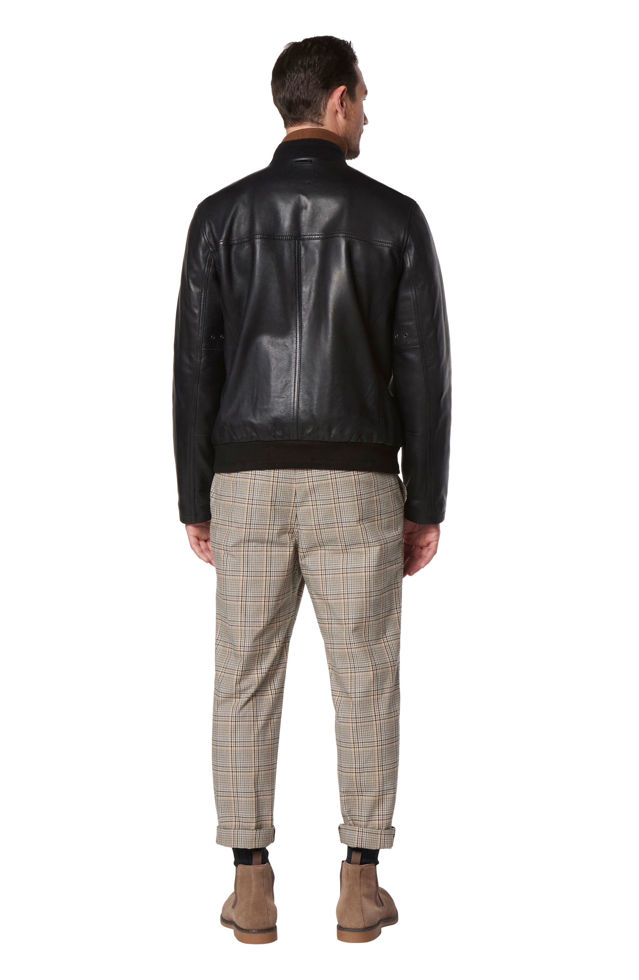 Andrew Marc Macneil Leather Bomber Jacket | Nordstromrack