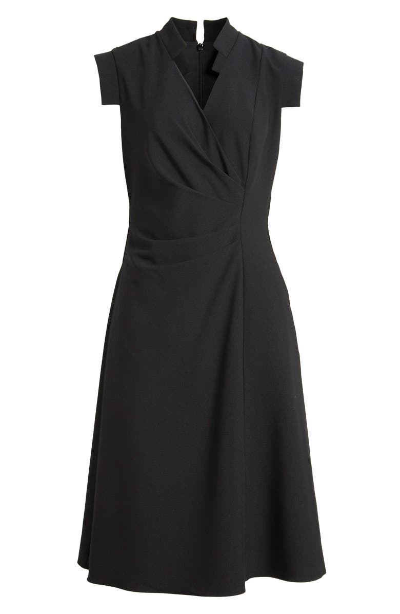 Black Halo Bruna Sleeveless Faux-Wrap Dress | Nordstromrack