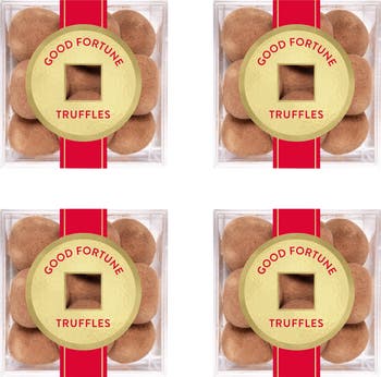sugarfina Set of 4 Good Fortune Truffle Cubes | Nordstrom