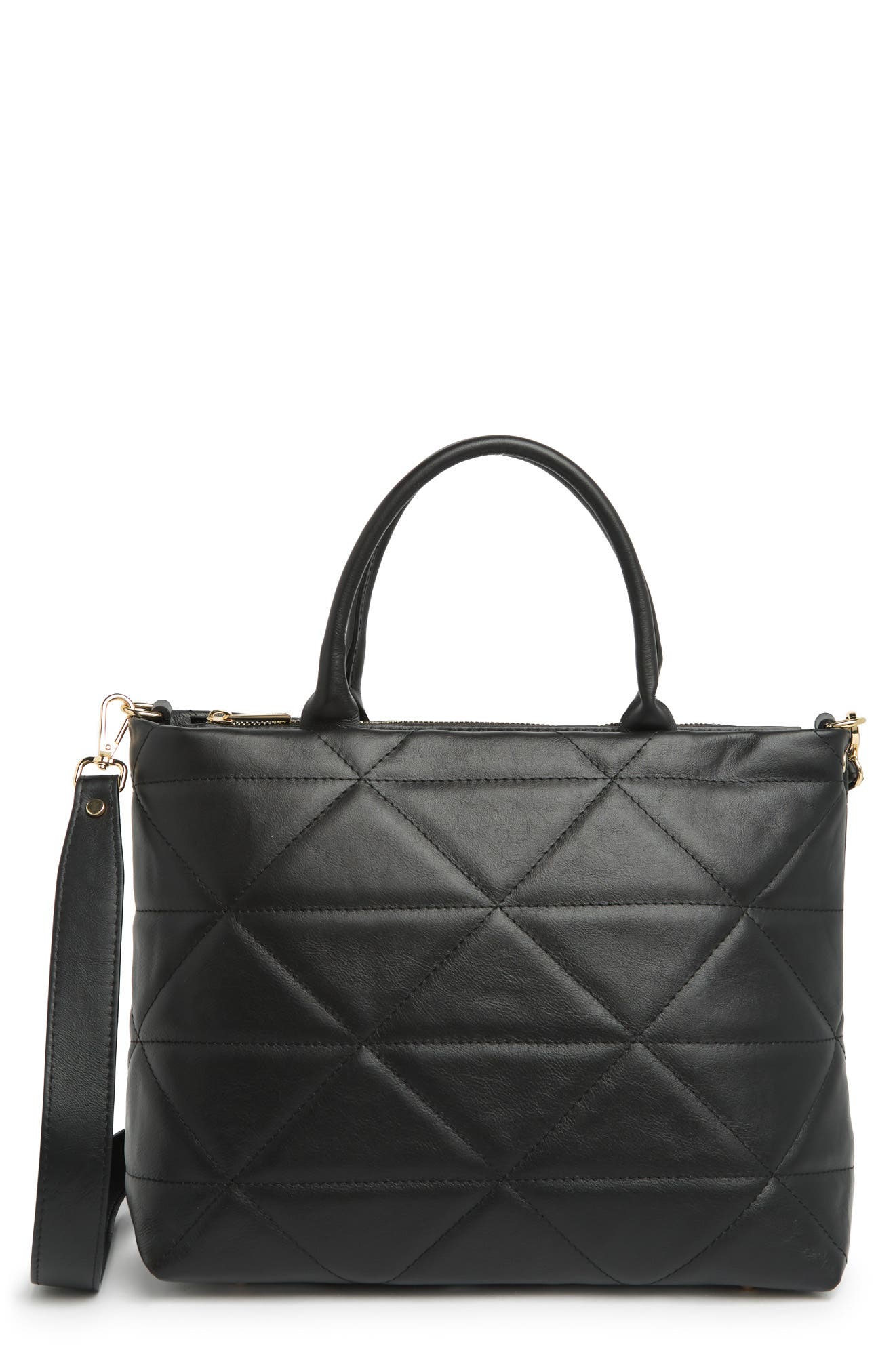 MASSIMO CASTELLO MASSIMO CASTELLI Sauvage Leather Top Handle Bag ...