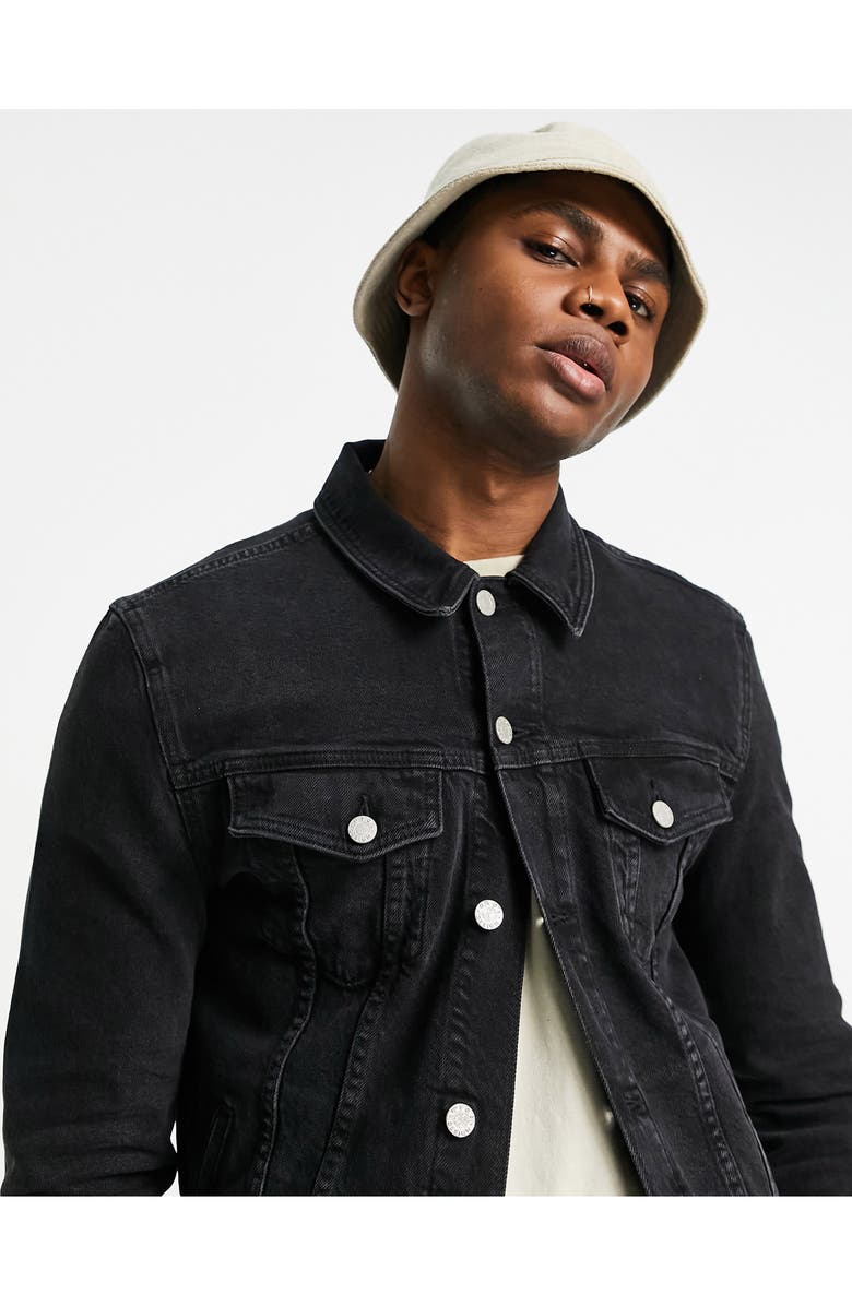ASOS DESIGN Skinny Fit Denim Jacket | Nordstromrack
