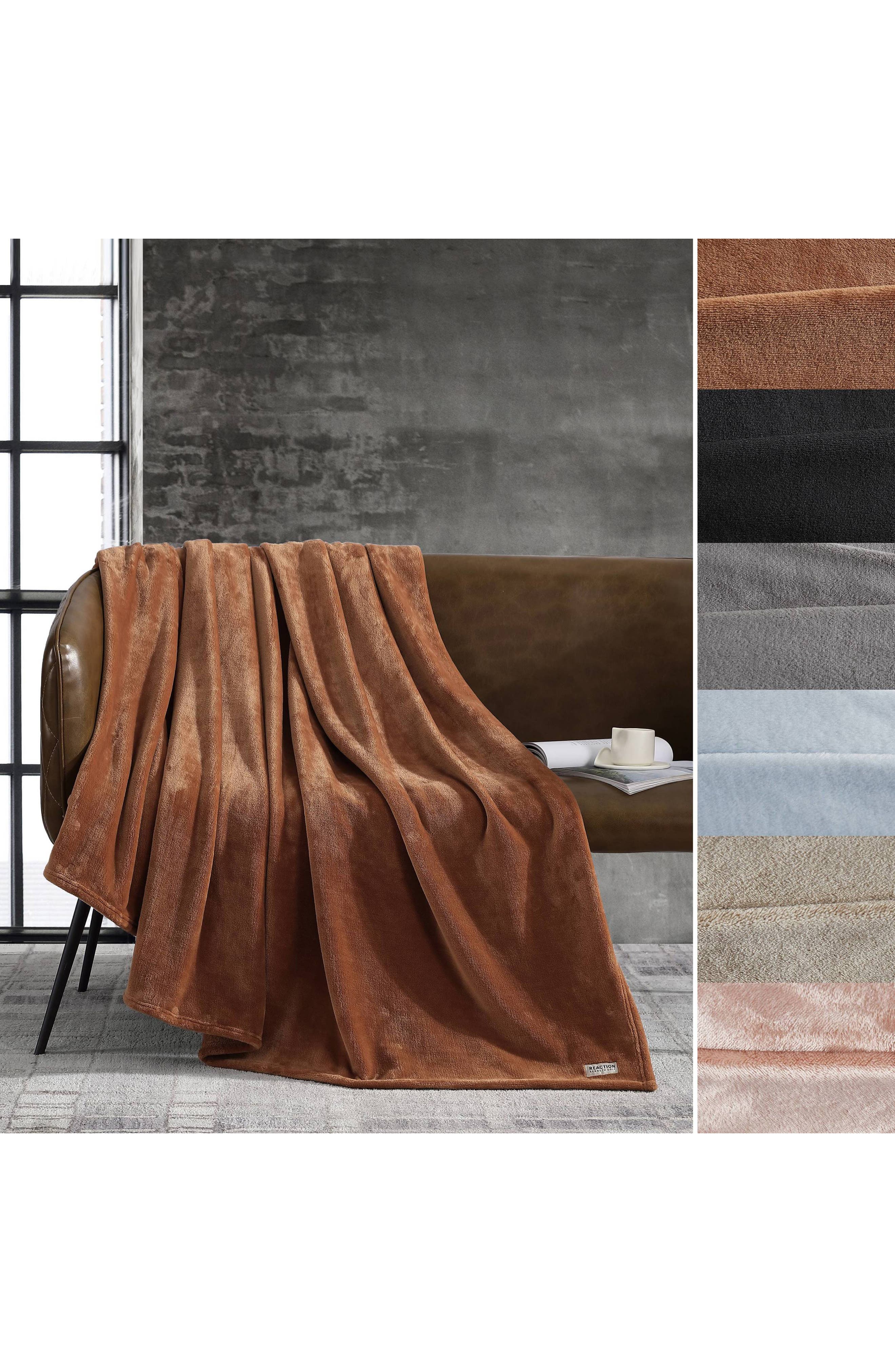 Kenneth Cole Solid Throw Blanket | Nordstromrack