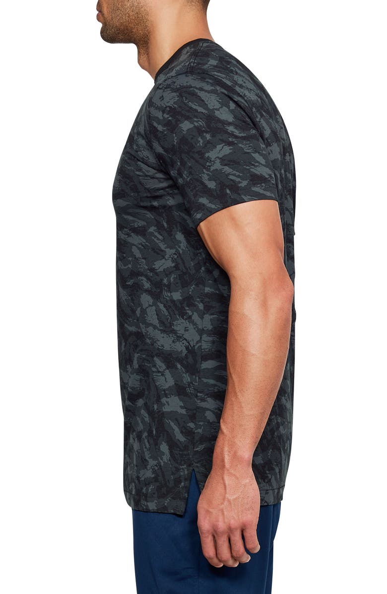 Under Armour Sportstyle Print Charged Cotton® Fitted T-Shirt ...