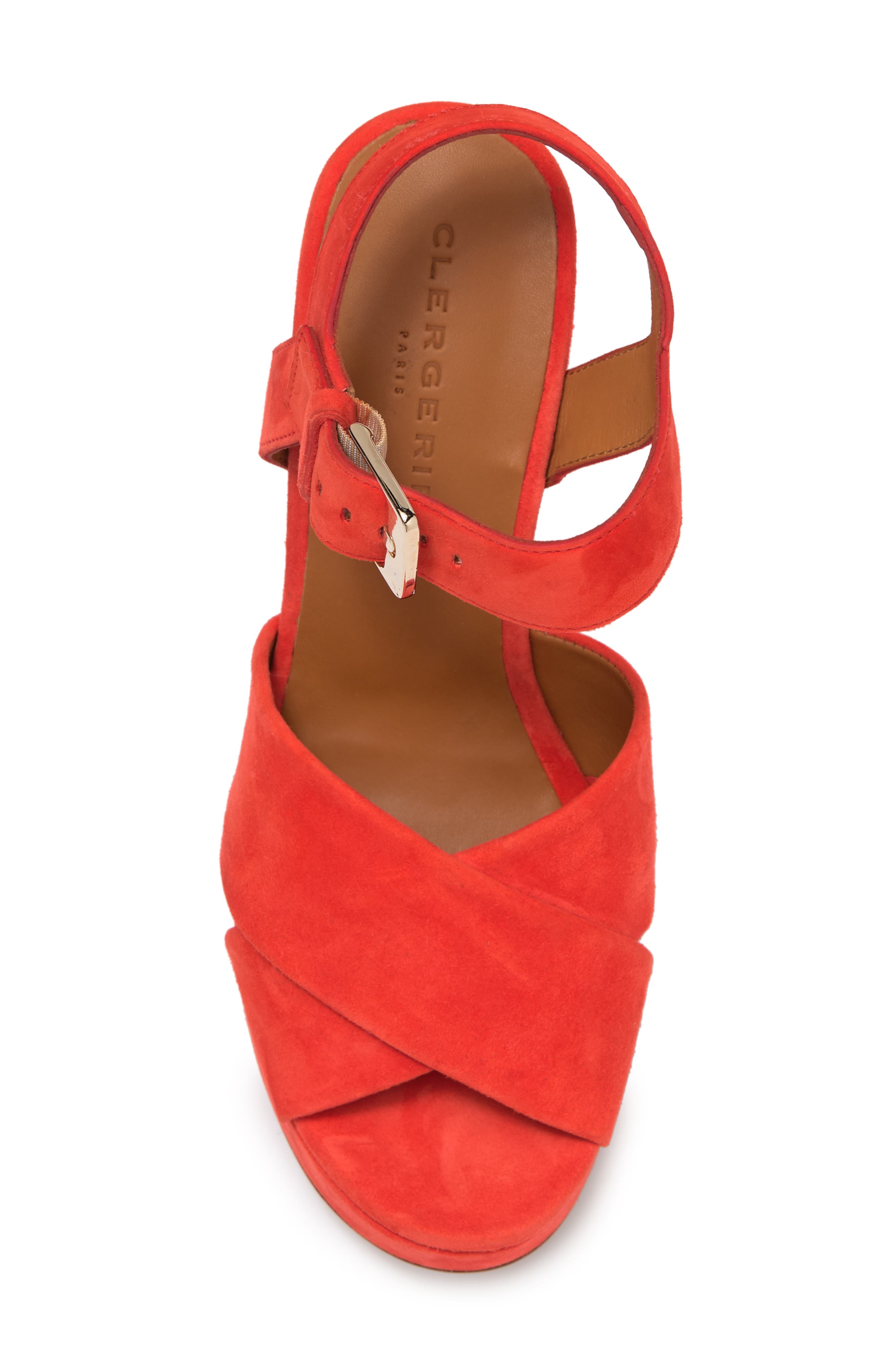 Robert Clergerie Vianne Suede Platform Sandal | Nordstromrack