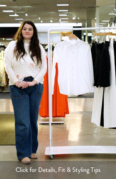 MANGO Cotton Blend Shirt | Nordstromrack