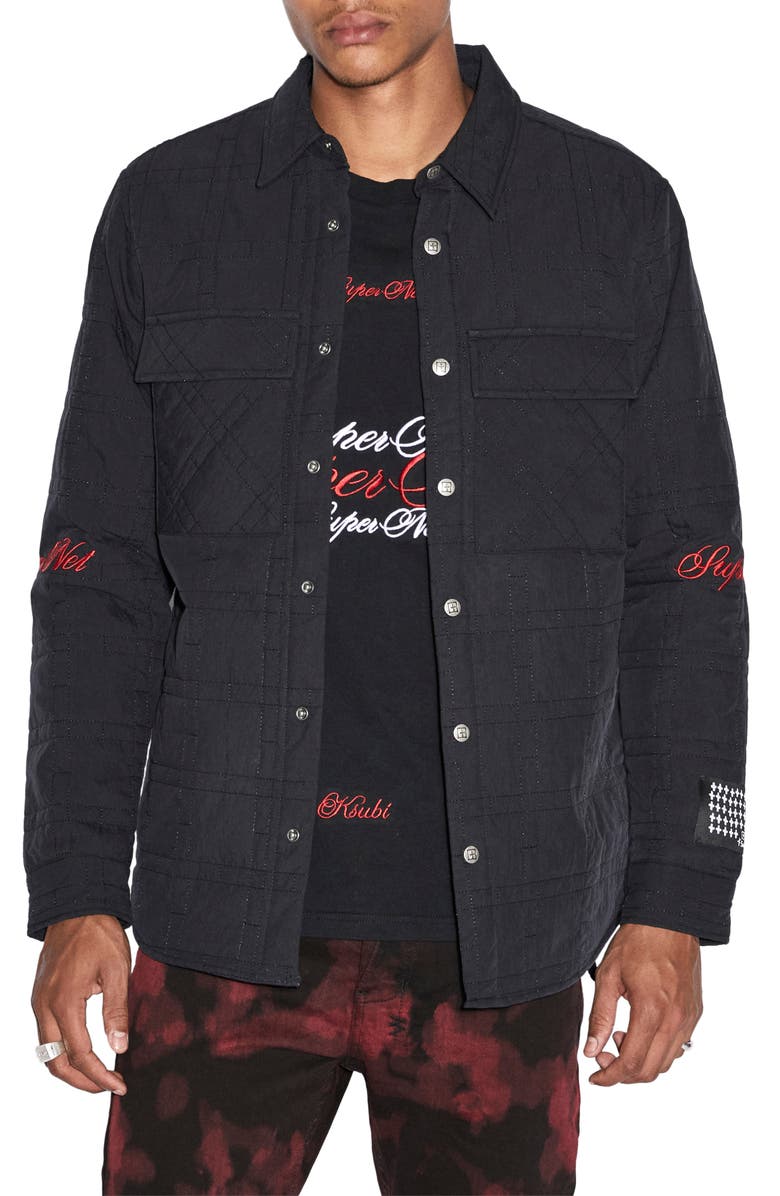 Ksubi Pixel Quilted Button-Up Shirt | Nordstromrack